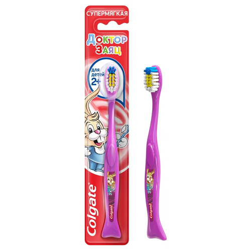 Зубная щетка Colgate Для детей 2+, фиолетовый