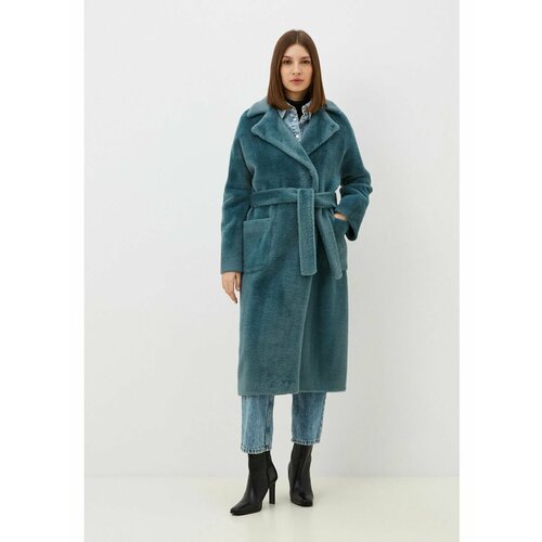 Пальто Louren Wilton, размер 42, бирюзовый