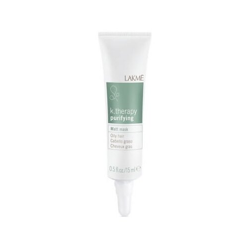 Lakme K-Therapy Purifying Маска для жирных волос с матирующим эффектом, 15 мл, 6 шт., туба