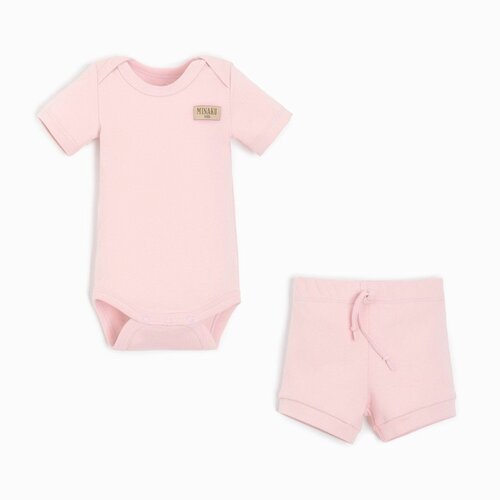 Комплект одежды Minaku, размер 80, розовый