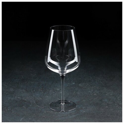 Бокал стеклянный для вина Magistro «Анси», 620 мл, 22,6×6,7 см