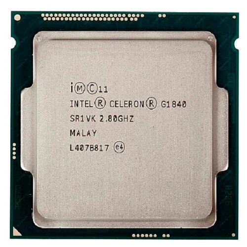 Процессор Intel Celeron G1840 LGA1150,  2 x 2800 МГц, BOX без кулера