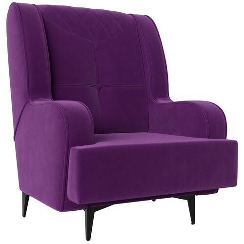 Кресло Лига Диванов Неаполь Фиолетовый (микровельвет)