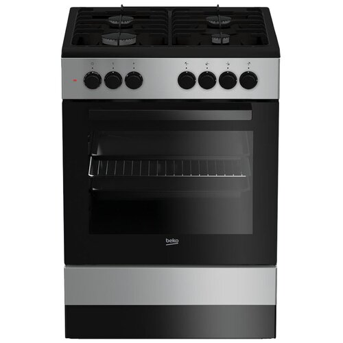 Газовая плита Beko FSM 62120 DS, черный/нержавеющая сталь