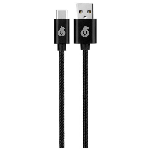 Кабель uBear Cord USB - USB Type-C (DC07), 1.2 м, черный