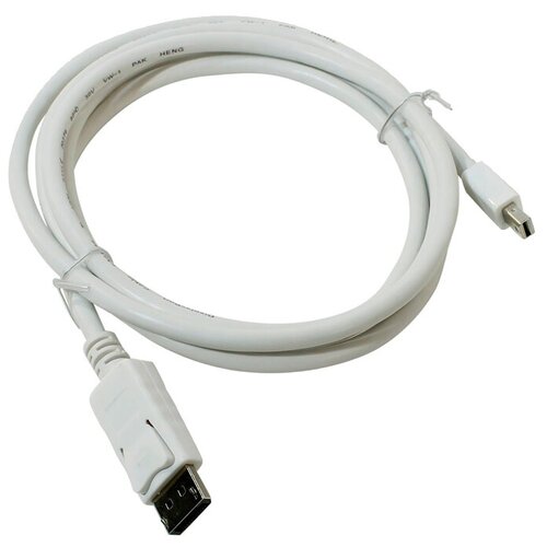 Кабель Telecom mini DisplayPort - DisplayPort (TA681), 1.8 м, белый