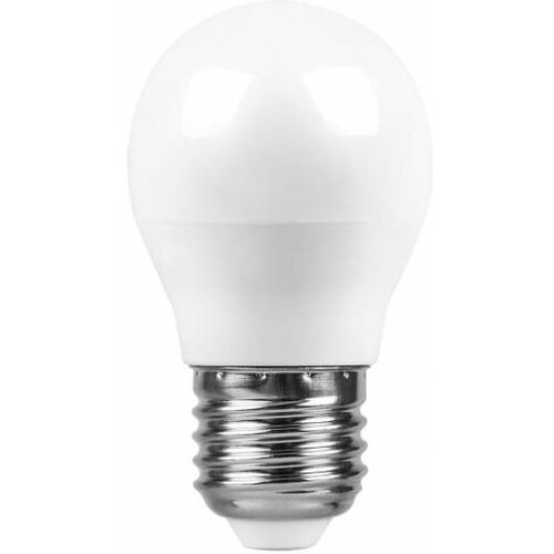 Лампа светодиодная LED 13вт Е27 теплый матовый шар (SBG4513) | код 55160 | SAFFIT ( 1шт. )