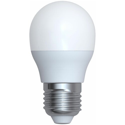 Uniel Лампа светодиодная (UL-00006533) Uniel E27 6W 4000K матовая LED-G45-6W/4000K/E27/FR/RA95 PLK01WH