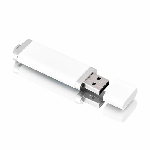 Флешка Profit, 128 МB, белая, арт. F02 USB 2.0