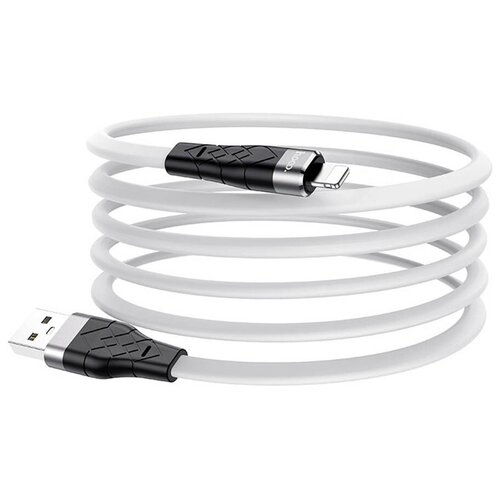 Кабель USB HOCO X53 Angel для Lightning, 2.4А, 1м, белый