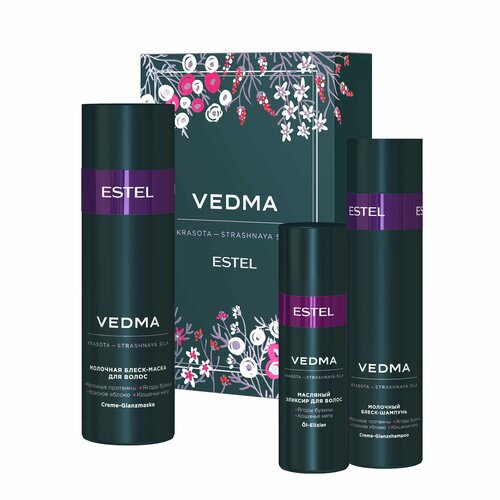 Набор для волос Estel VEDMA шампунь 250 мл, маска 200 мл, масло-эликсир 50 мл