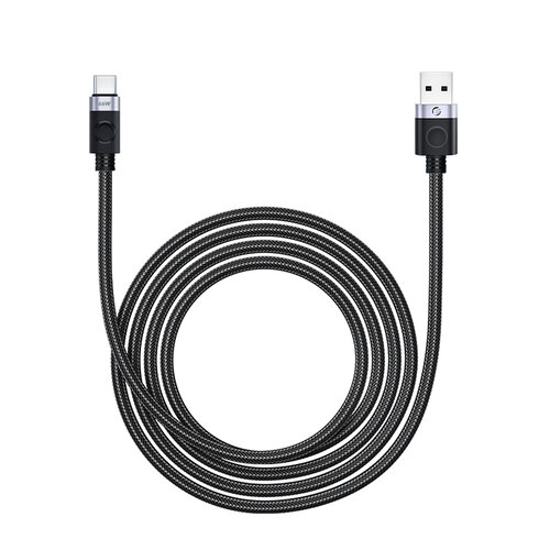 Кабель ORICO USB-A - Type-C (A2C), 1 м, черный/серебристый