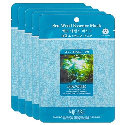 MIJIN Cosmetics тканевая маска Sea Weed Essence с морскими водорослями, 23 г