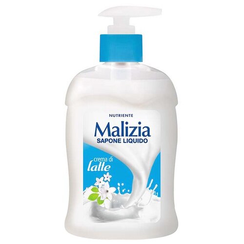 Malizia Мыло жидкое Liquid Soap Crema Di Latte, 300 мл