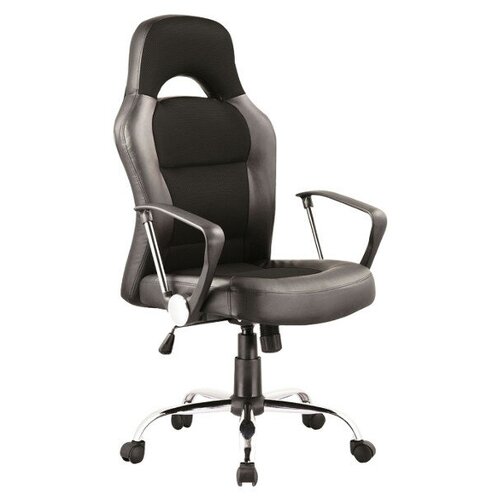 Компьютерное кресло SIGNAL Q-033 игровое, обивка: искусственная кожа/текстиль, цвет: черный