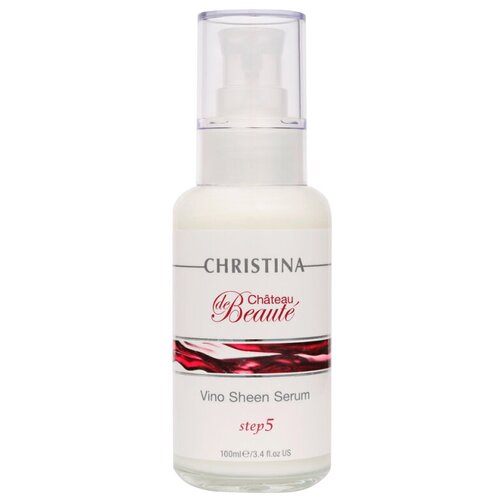 Christina Chateau De Beaute Vino Sheen Serum Сыворотка для лица, шеи и декольте Великолепие (шаг 5), 100 мл