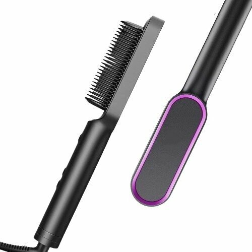 Выпрямитель для волос Straight comb FH909/ Электрическая расческа для выпрямления волос 5 температурных режимов