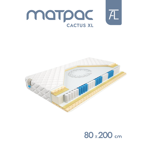 Матрас CACTUS XL BioCrystal Mr.Mattress, 80x200 см