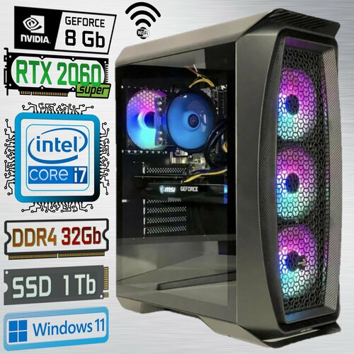 AEROONE BLACK/i7-5820K/2060 SUPER 8Gb/32GB/SSD M2 1Tb