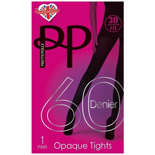 Колготки Pretty Polly, 60 den, размер XL, черный