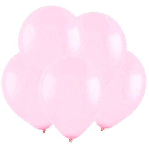 Набор воздушных шаров Веселуха пастель 12", светло-розовый, 100 шт.