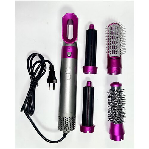 Фен для волос розовый, комплект для сушки и укладки волос, HOT Air Styler Супер Фен