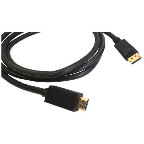 Кабель DisplayPort (M) - HDMI (M), 3м, Kramer (C-DPM/HM-10)