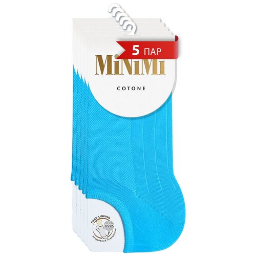 Носки MiNiMi, 5 пар, размер 35-38, голубой