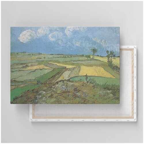 Картина на холсте с подрамником / Van Gogh / Ван Гог - Луковичные Поля