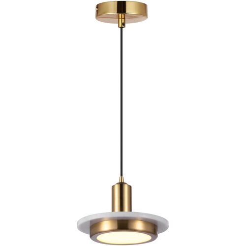 Светодиодный подвесной светильник Moderli V5050-1PL Solumn золотой, белый, золотой
