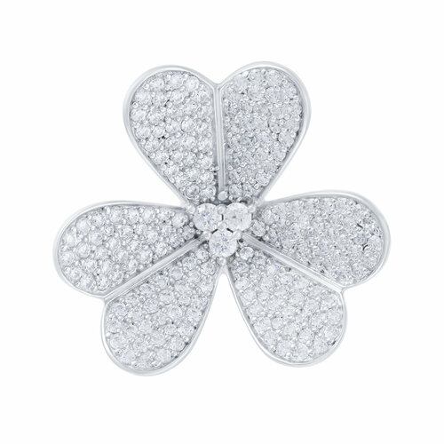 Подвеска ELEMENT47, серебро, 925 проба, фианит