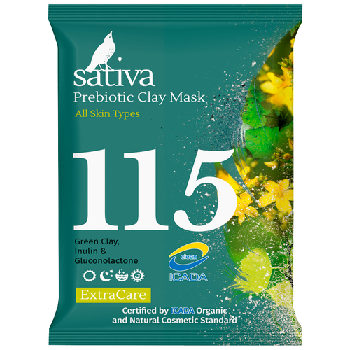 Sativa № 115 маска минеральная с пребиотиком, 15 г