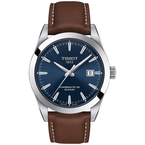 Наручные часы TISSOT T-Classic, серебряный, синий