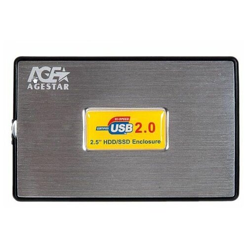 Корпус для HDD/SSD  AGESTAR SUB2A11, серебристый