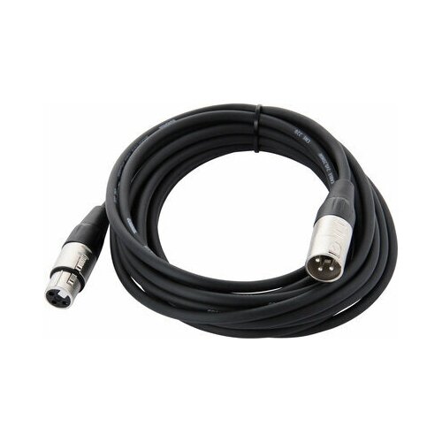 Cordial CCM 5 FM микрофонный кабель XLR F/XLR M, 5,0 м, черный