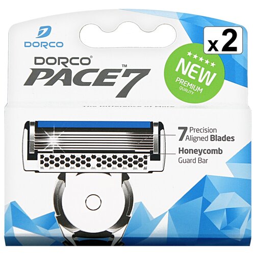 Сменные кассеты Dorco Pace 7, 2 шт.