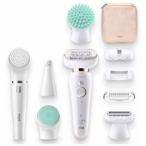 Эпилятор Braun Silk-epil 9 Flex Beauty Set SES 9300, white