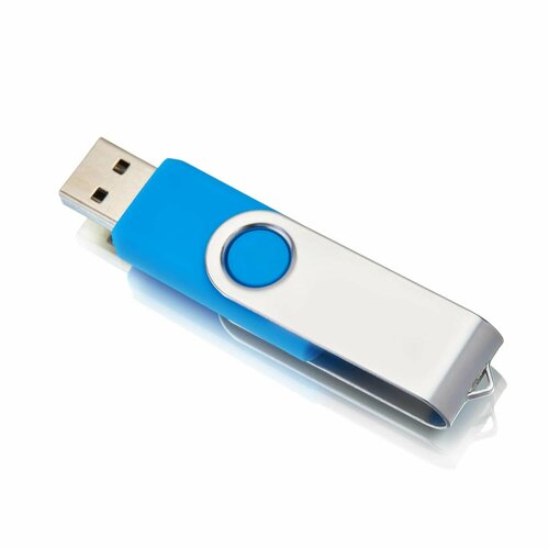 USB флешка, USB flash-накопитель, Флешка Twist, 16 Гб, голубая, арт. F01 USB 2.0 5шт