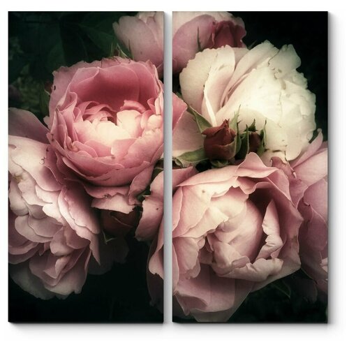 Модульная картина Прекрасные розы 110x110