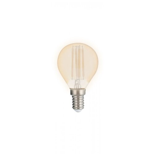 Светодиодная лампа шар Лампы светодиодные / PLED OMNI G45 6w E14 4000K Gold 230/50 Jazzway (5021273), цена за 1 шт.