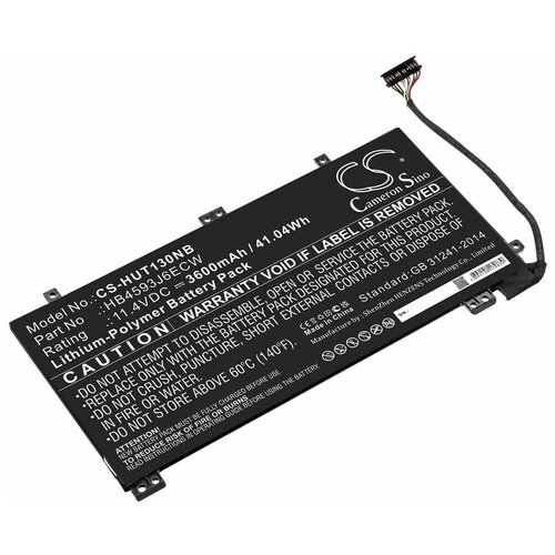Аккумулятор для ноутбука Huawei MateBook 13 (HB4593J6ECW)