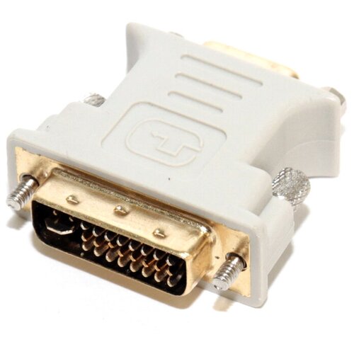 Переходник/адаптер 5bites VGA - DVI-I (VD1028G), 0.05 м, белый