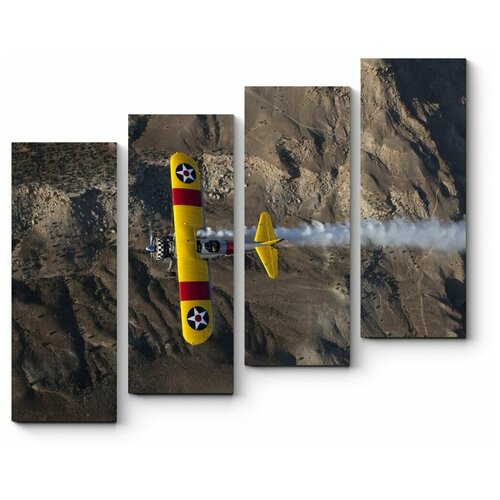 Модульная картина Пролетая над пустыней 80x69