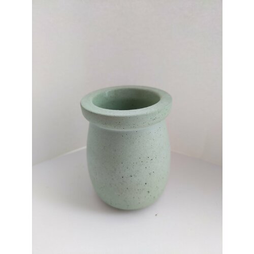Мини-ваза, ваза под сухоцветы, ёмкость для хранения // бетон // 7 см, 1 шт