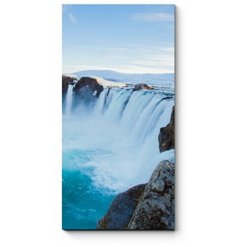 Модульная картина Знаменитый водопад Годафосс, Исландия70x140
