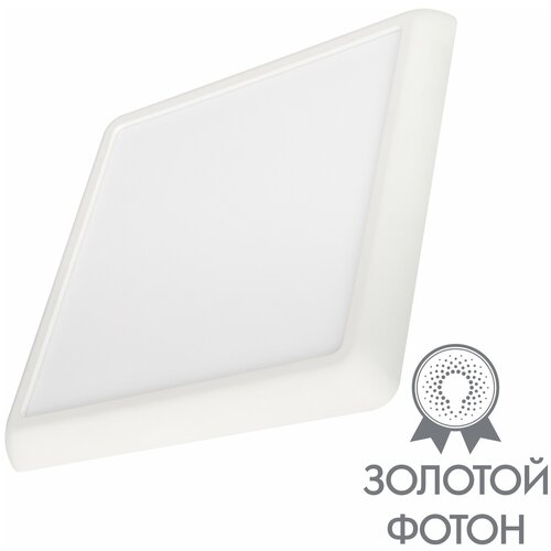 Светильник CL-FIOKK-S180x180-12W Day4000-MIX (WH, 120 deg, 230V) (Arlight, IP44 Пластик, 3 года)