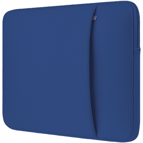 Чехол на MacBook 16" Pro из неопрена / Папка для документов с карманом, цвет: темно-синий