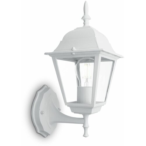 Feron Садово-парковый светильник 4101, E27, 60 Вт, цвет арматуры: белый, цвет плафона белый, 1 шт.