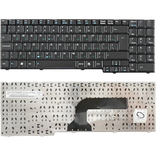 Клавиатура для ноутбука Asus M50, G50, X71