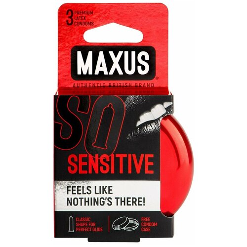 Maxus / Презервативы Maxus Sensitive ультратонкие 3шт 3 уп